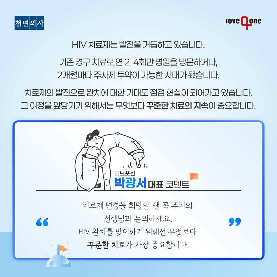 [카드뉴스] 국내 HIV 발견 40년, HIV 치료제 어디까지 왔나
